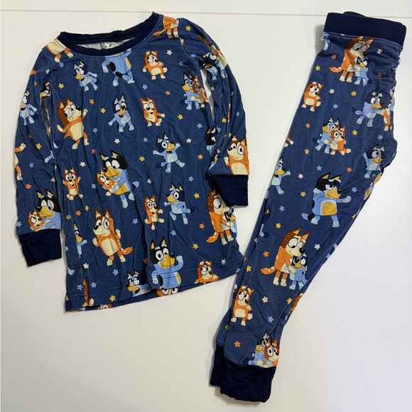 Little Sleepies | Pajamas | Little Sleepies Two Piece Pjs In Bluey ...